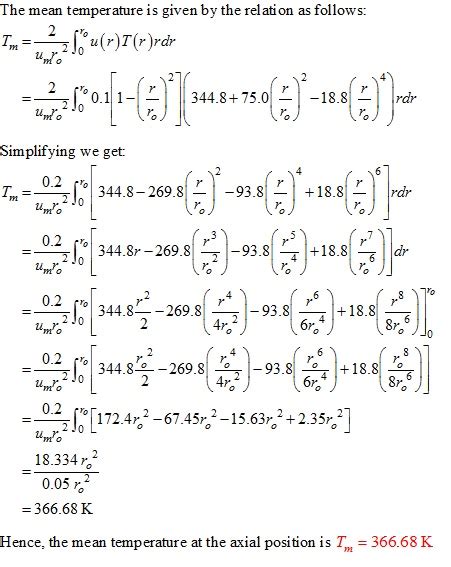 Solved Problem Velocity And Temperature Profiles For Laminar