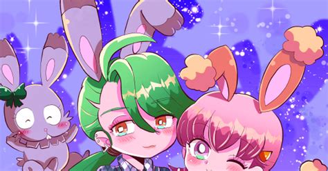 ポケモン ホルビーガールとミミロルガール 柚希 佳凛のイラスト Pixiv