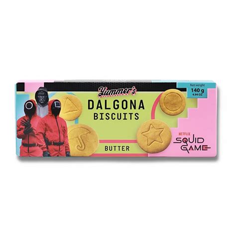 Küpsised Yummers Squid Game Vanilla Butter 140g Candy Pop