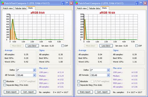 colormanaging rgb 8 bit vs 16 bit