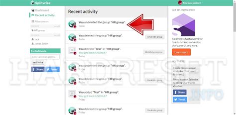 How To Restore Deleted Group On Splitwise HardReset Info