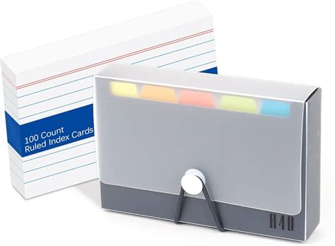 Index Card Case Holds 100 X Cards X X Polypropylene 41 Off