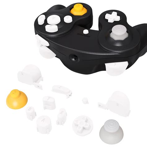 Extremerate White Repair Abxy D Pad Z L R Keys For Nintendo Gamecube