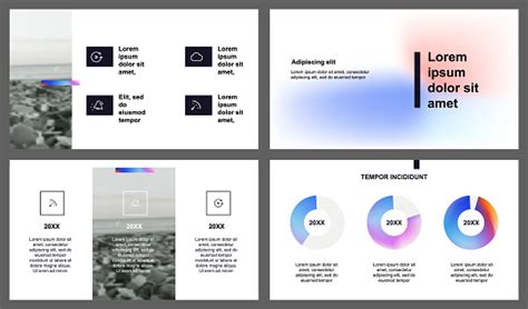 프레젠테이션 및 슬라이드 레이아웃 템플릿입니다 세트 No7에서 슬라이드 형판에 대한 스톡 벡터 아트 및 기타 이미지 형판 Slide Show Presentation