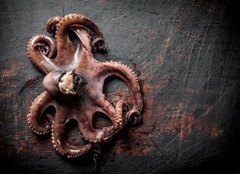 Premium Photo Seafood Fresh Octopus