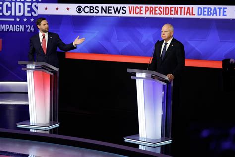 Jd Vance Exceeds Expectations In Vp Debate Instant Poll Newsweek