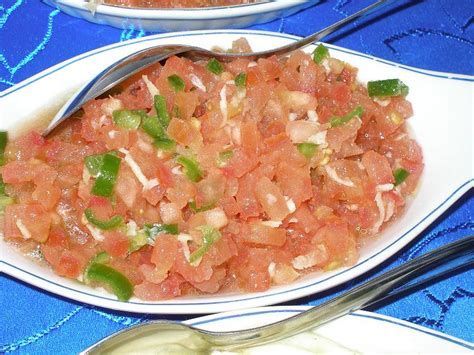 Salade Marocaine De Tomates Et Poivrons