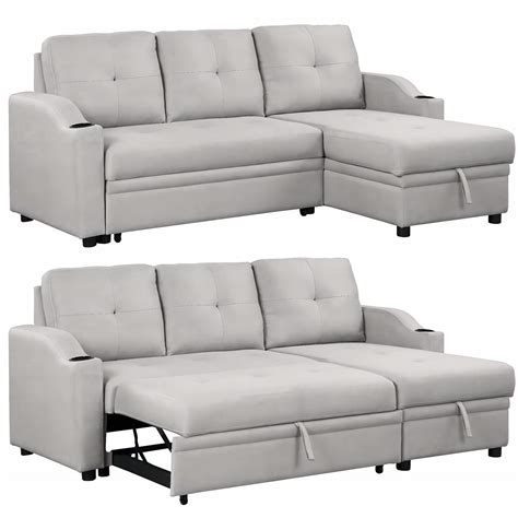 This Is Box 23 Ucloveria Reversible Sleeper Sofa Storage
