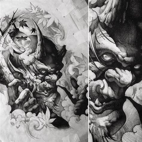 Ý Nghĩa Hình Xăm Mặt Quỷ Oni Hannya 75 Mẫu Hình Xăm Oni Hannya đẹp