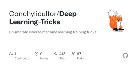 Github Conchylicultordeep Learning Tricks Enumerate Diverse Machine