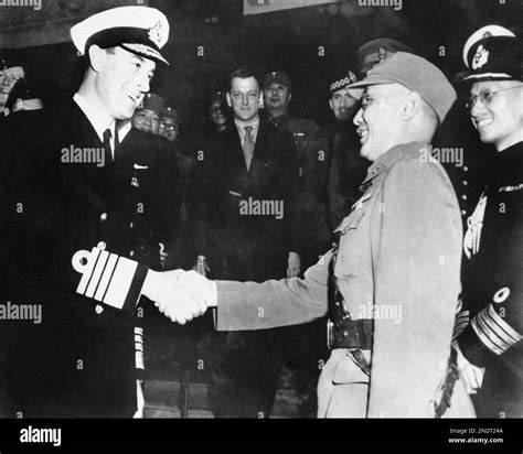 Admiral Lord Louis Mountbatten Left Supreme Commander In Chief Upon