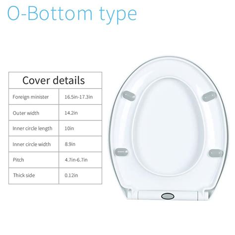 Soft Slow Close Toilet Seats Cover O U V Type Toil Grandado