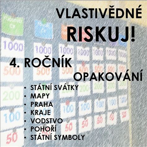 VlastivĚdnÉ Riskuj Vlastivěda Učiteléučitelůmcz VlastivĚdnÉ Riskuj Vlastivěda Učiteléučitelůmcz