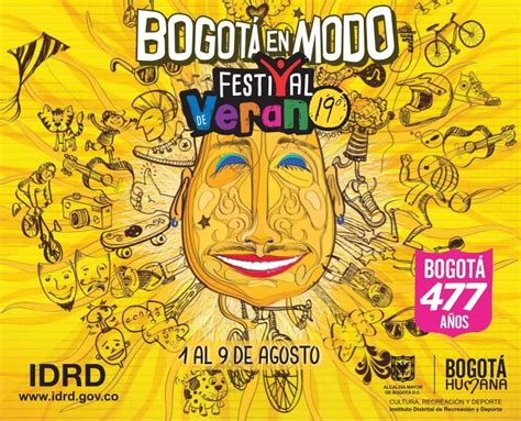 Programación Festival De Verano Bogotá 2015