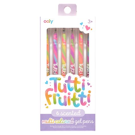 Ooly Tutti Fruitti Scented Gel Pens Set Of JR Toy Company Canada