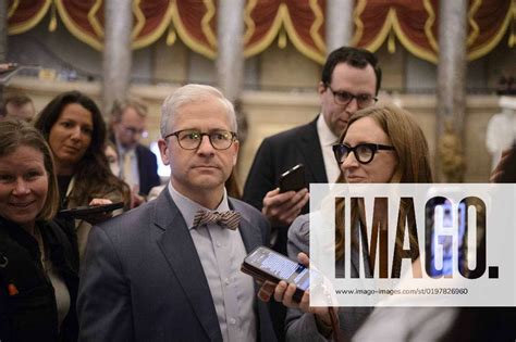 Rep Patrick Mchenry R Nc Walks Through Statuary Hall To The House
