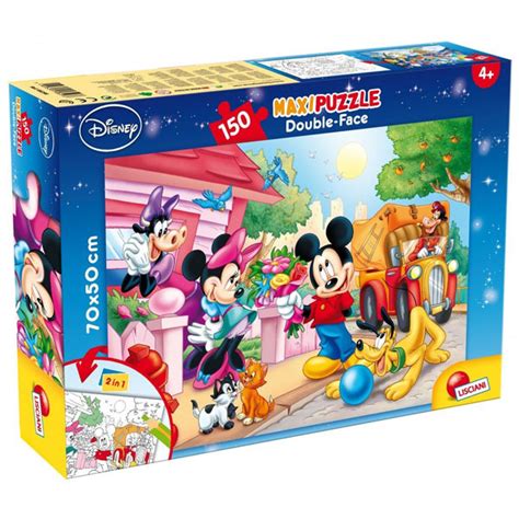Slagalica Lisciani 150pcs Maxi Miki Maus 2u1 Slozi I Oboji 48328 ODDO