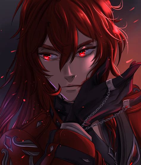 Diluc Fanart By Bionnn On Deviantart