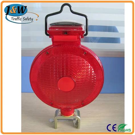 Road Traffic Safety Solar Led Flashing Warning Light With Battery Buy Flashing Warning Light