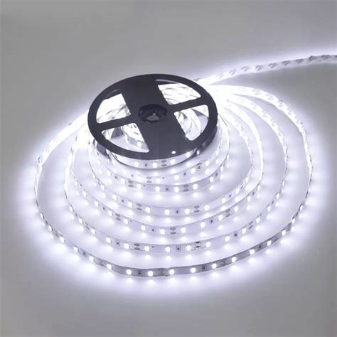 5 Metros Tira Led Blanca 60led M P Exterior Cinta Adhesiva 399 00