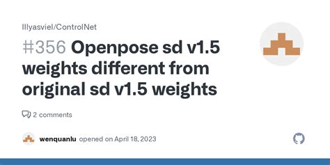 Openpose Sd V15 Weights Different From Original Sd V15 Weights