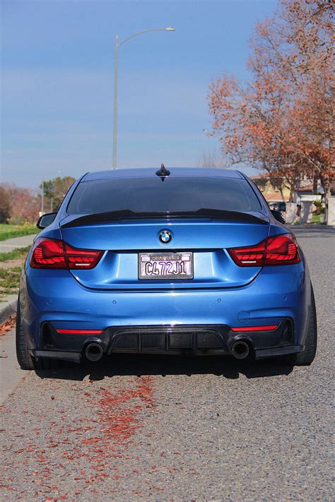 Psm Style High Kick Carbon Fiber Trunk Spoiler Bmw F32 F33 F36 4