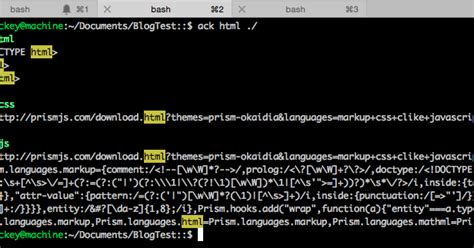 Functional Adam The Search Wars Grep Vs Ack Vs Ag