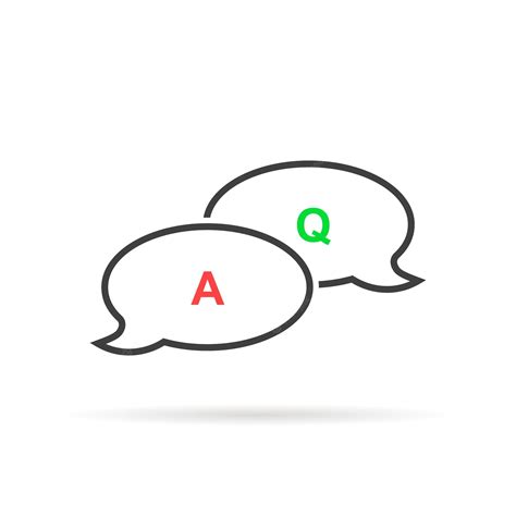 Premium Vector Thin Line Question Answer Bubble Like Quiz