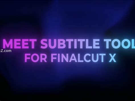 FCPX插件自适应底栏边框字幕标题效果工具Subtitles Tool 嘟啦卡 站酷ZCOOL