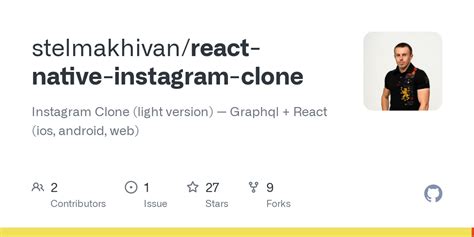 Github Stelmakhivan React Native Instagram Clone Instagram Clone Light Version Graphql