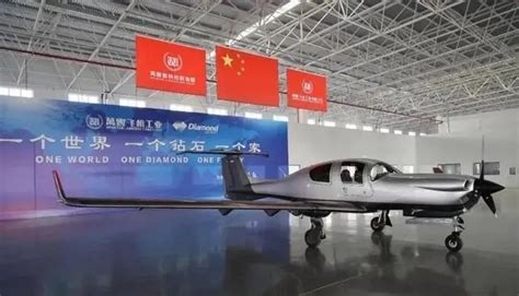 2024年第一架万丰钻石DA50固定翼飞机在青岛莱西航空产业新城下线 园区世界