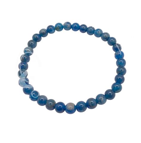 Blue Apatite Bracelet 4 7 Mm Wholesale Oceanic Linkways In Nj