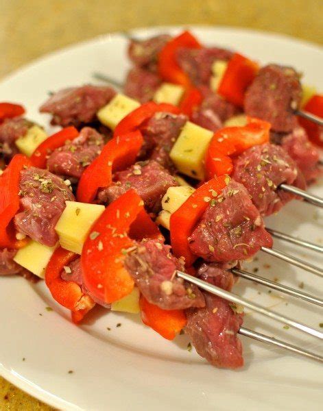 Lamb And Halloumi Skewers Claire K Creations