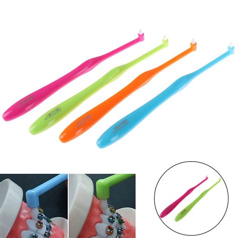 1pc Small Head Orthodontic Teeth Toothbrush Soft H Vicedeal