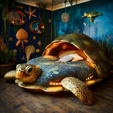 Shell Ebrate Sleep Dive Into Comfort With Turtle Shaped Beds