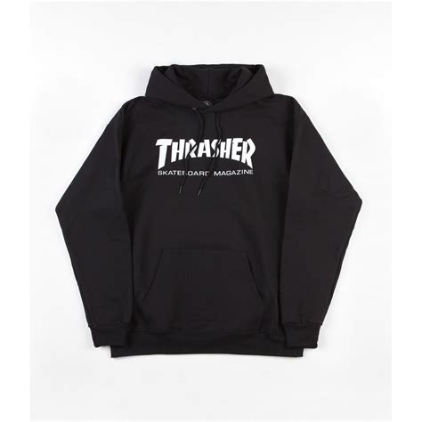Moletom Thrasher Capuz Skate Mag Preto Place Skate Shop
