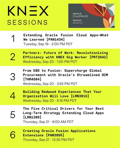 knex technology on linkedin oraclecloudworld23 oraclecloud