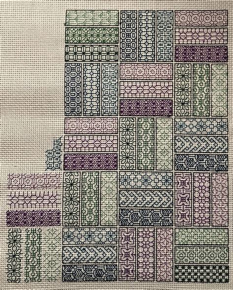 Blackwork Cross Stitch Pattern