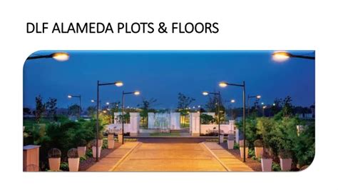 Ppt Dlf Alameda Plots Floors In Sector Gurgaon Price List