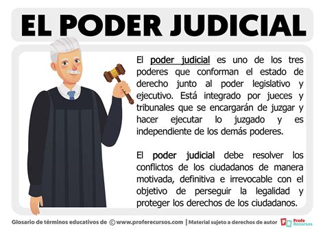 Qué Es El Poder Judicial Definición