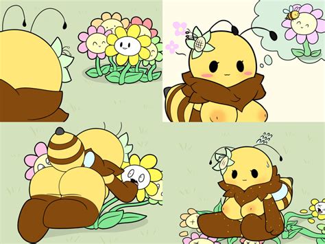 Rule 34 Anthro Ass Bee Big Breasts Breasts Flowey The Flower