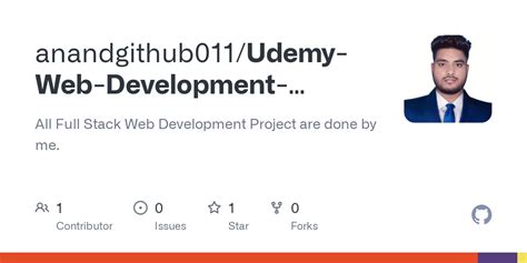 Github Anandgithub Udemy Web Development Project All Full Stack