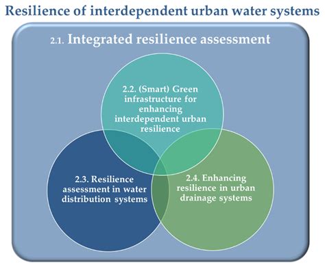 Resilience Of Interdependent Urban Water Systems