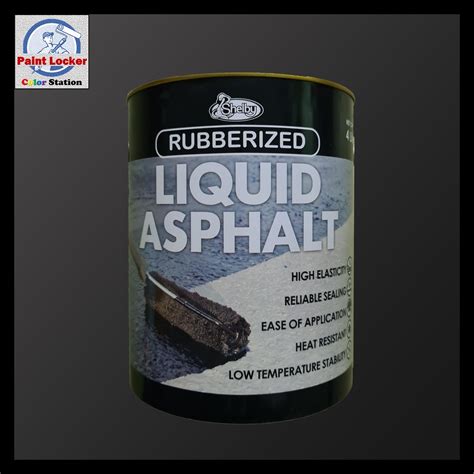 Shelby Rubberized Liquid Asphalt 4 Liters Shopee Philippines