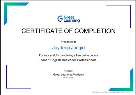 Jaydeep Jangid On Linkedin Just Finished Smart English Basics For