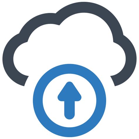 Cloud Server Generic Blue Icon