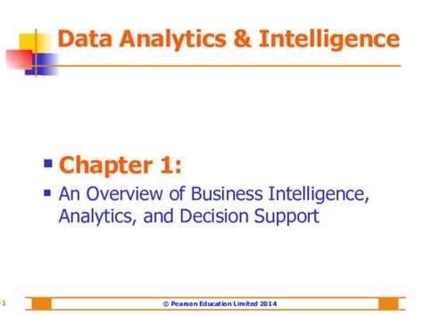 Ppt Ch1 An Overview Of Business Intelligence Analytics And Decision Support