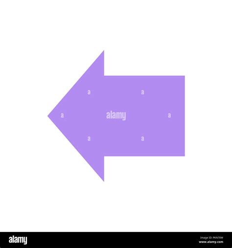 Pointer Arrow In Modern Flat Style Arrow Button Isolated On White Background Symbol For Web