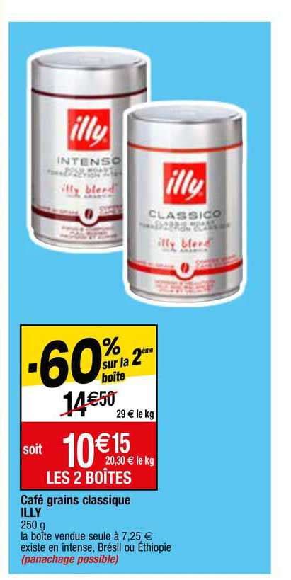 Promo Café Grains Classique Illy Chez Migros France Icataloguefr
