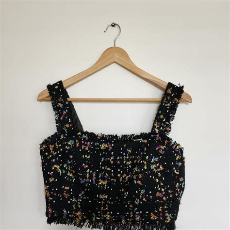 🤍 Sheike Broadway Crop Top🤍 Size 10 A Sparkly Depop